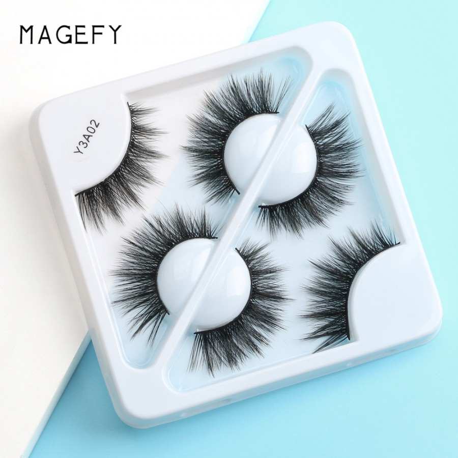 Premium Quality 3 pairs set Reusable light weight 3d Lash Y3A02