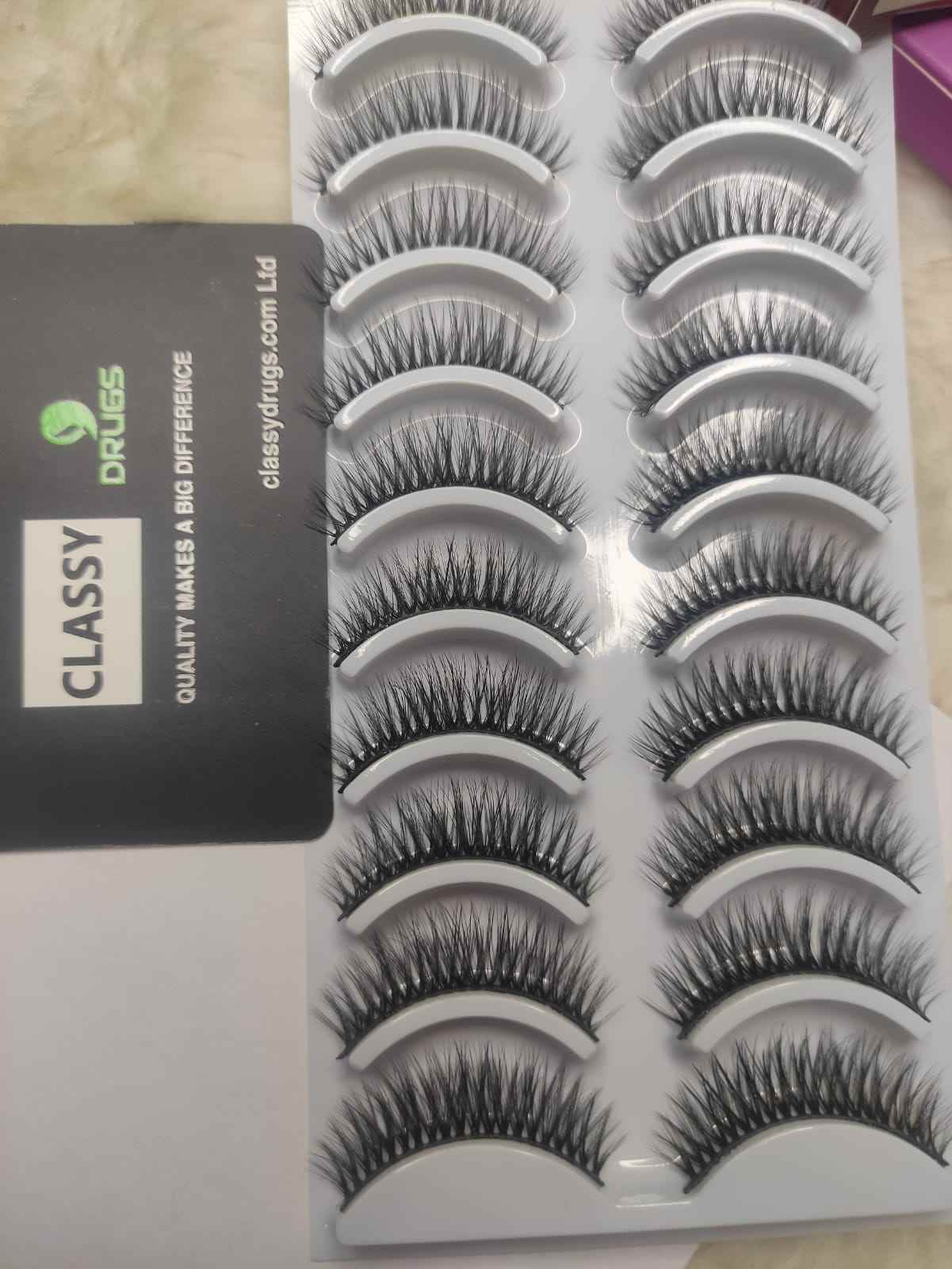 10 Pairs Natural Lash